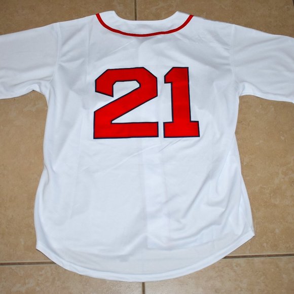 Boston | Shirts | New Roger Clemens Boston Red Sox White 2 Home Baseball Jersey Mens Large ...